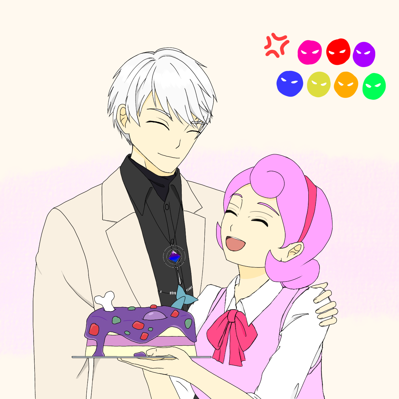 Obey Me! MC’s birthday with Solomon - ibisPaint