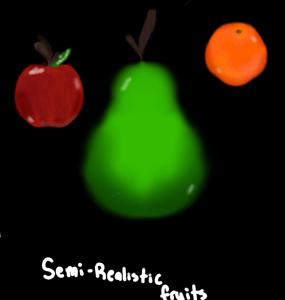 Semi realistic fruit - ibisPaint