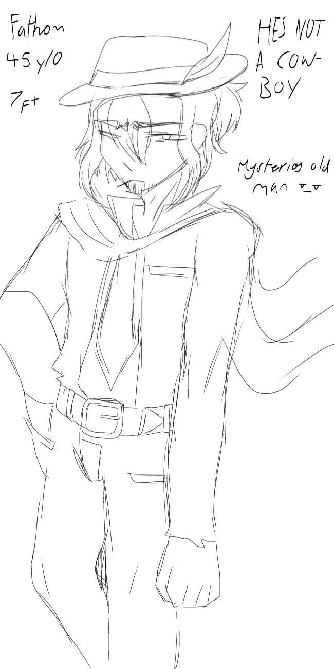 Fathom - Official character design - ibisPaint