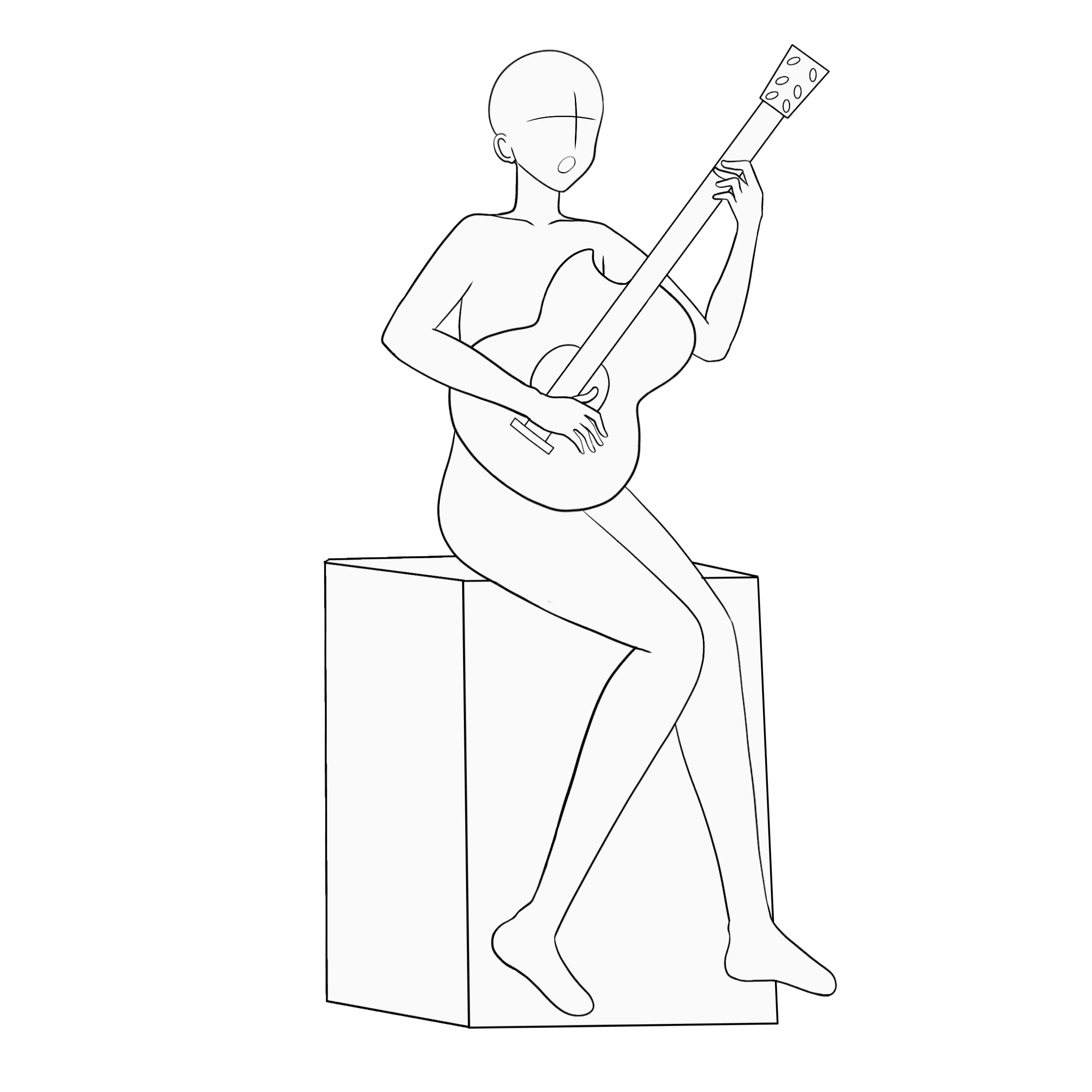 Accoustic Singer - ibisPaint