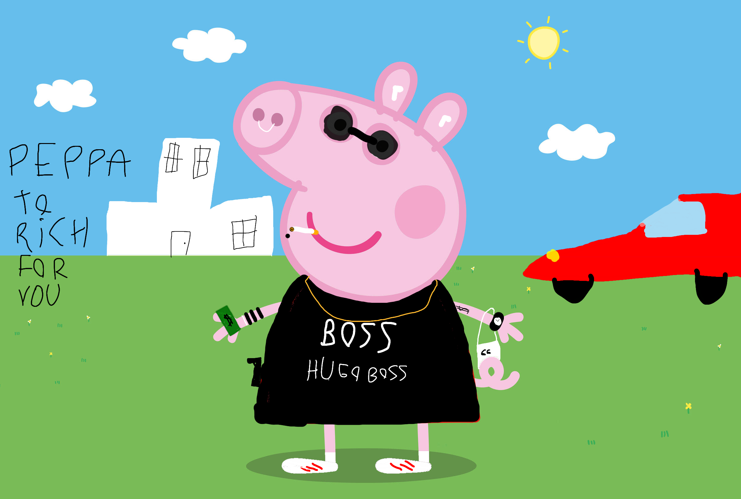 Peppa to rich - ibisPaint