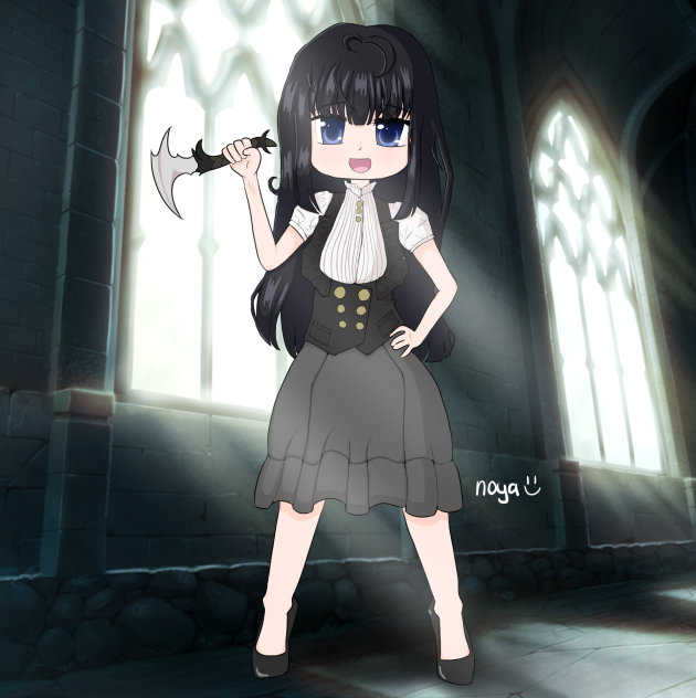 Cute Victorian girl - ibisPaint