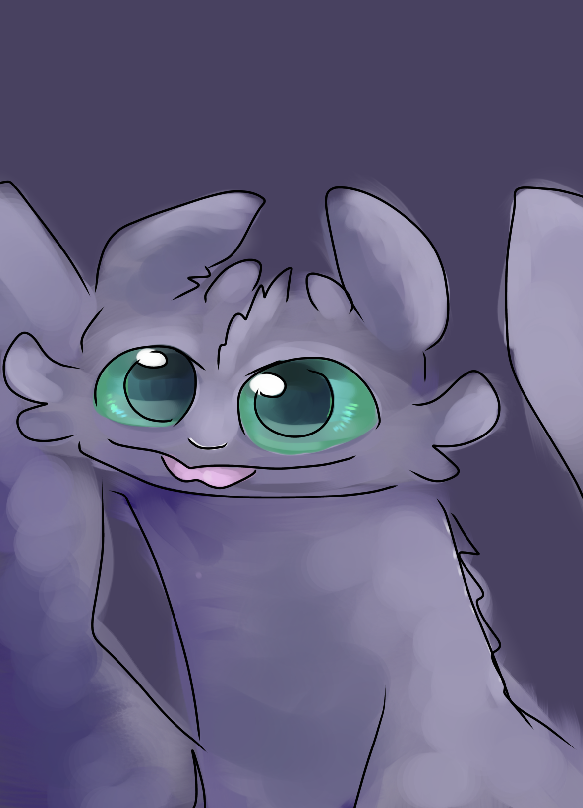 Quick toothless - ibisPaint
