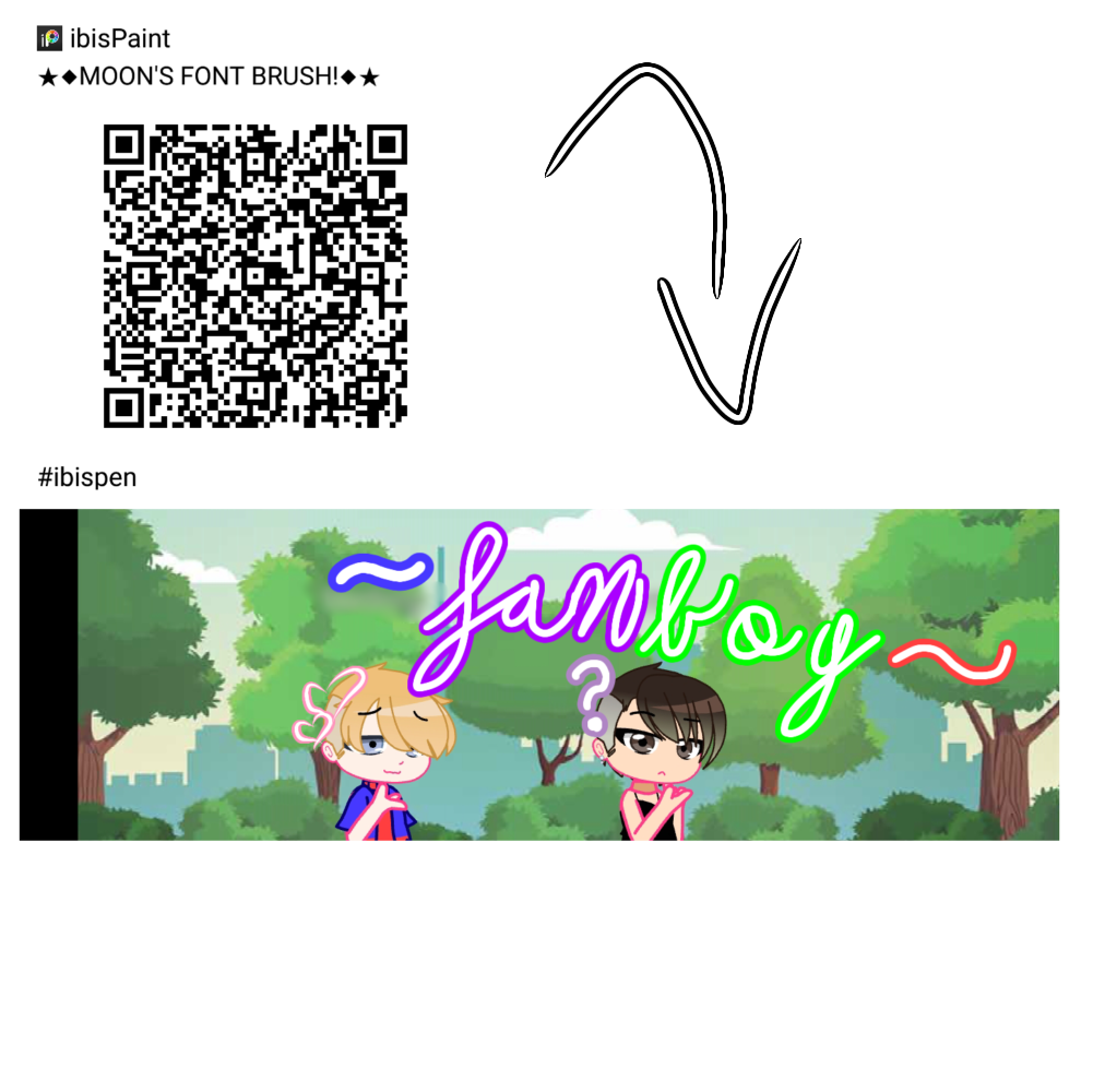 FONT BRUSH!!! XD - ibisPaint