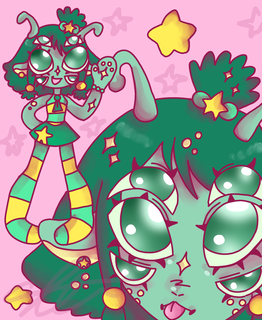 Me when alien - ibisPaint