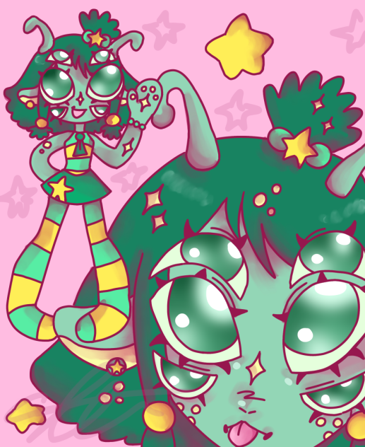 Me when alien - ibisPaint