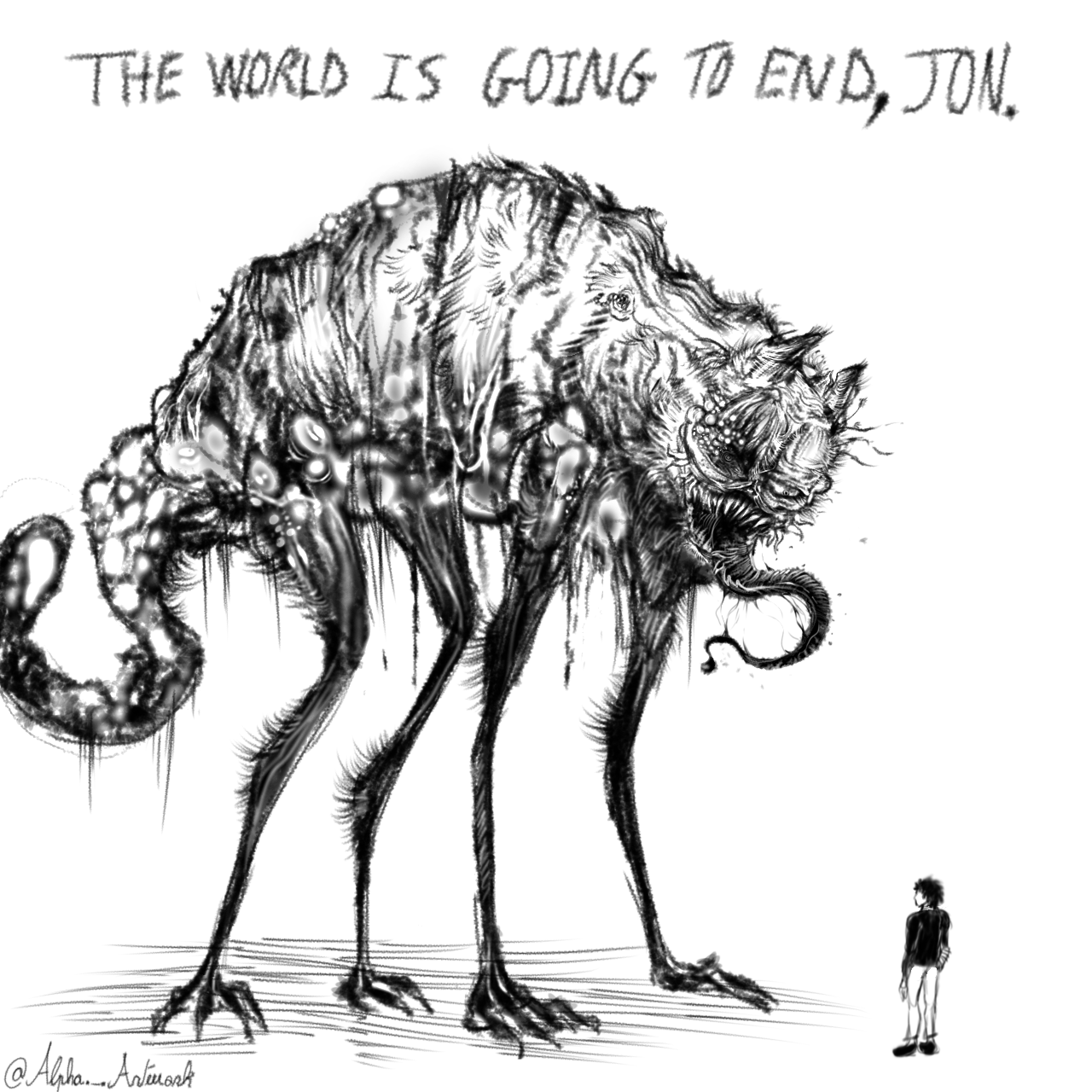 GOREFIELD - The world is going to end. - ibisPaint