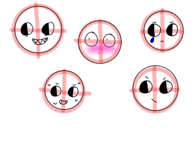 more practicing facial expressions - ibisPaint