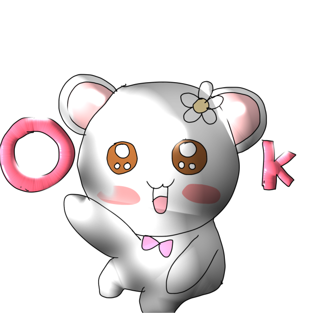 Flower bear - ibisPaint