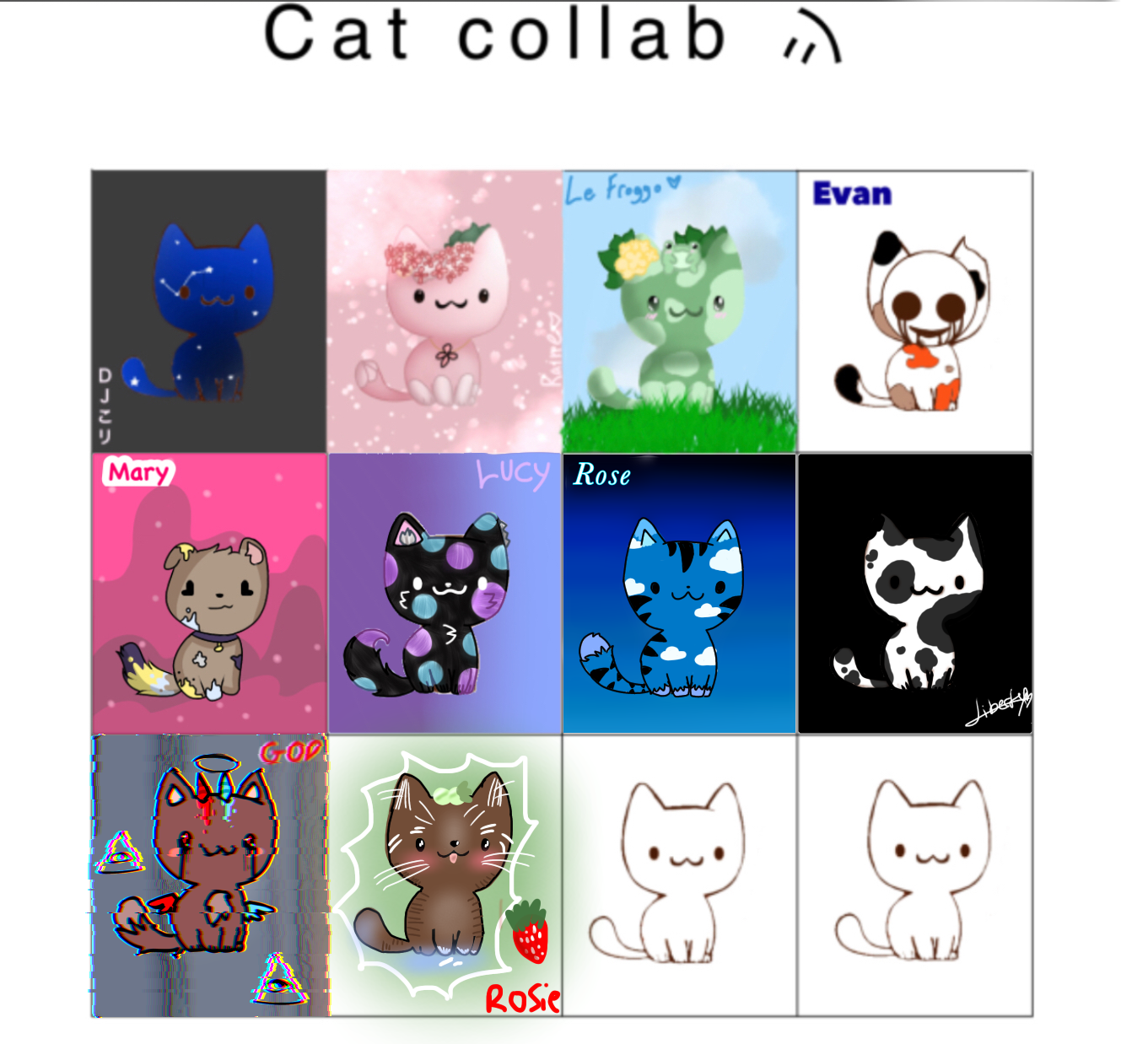 cat collab ^^ - ibisPaint