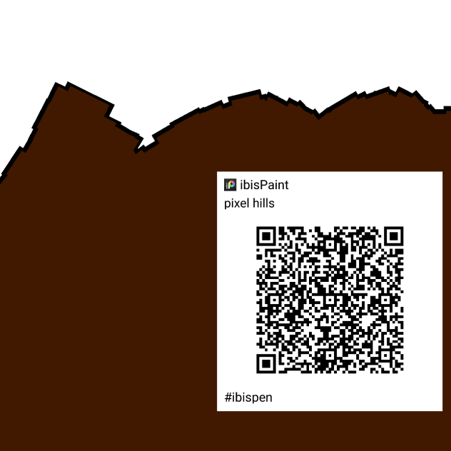 hills(pixel effect) - ibisPaint