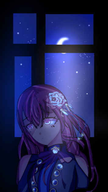 The window at night - ibisPaint