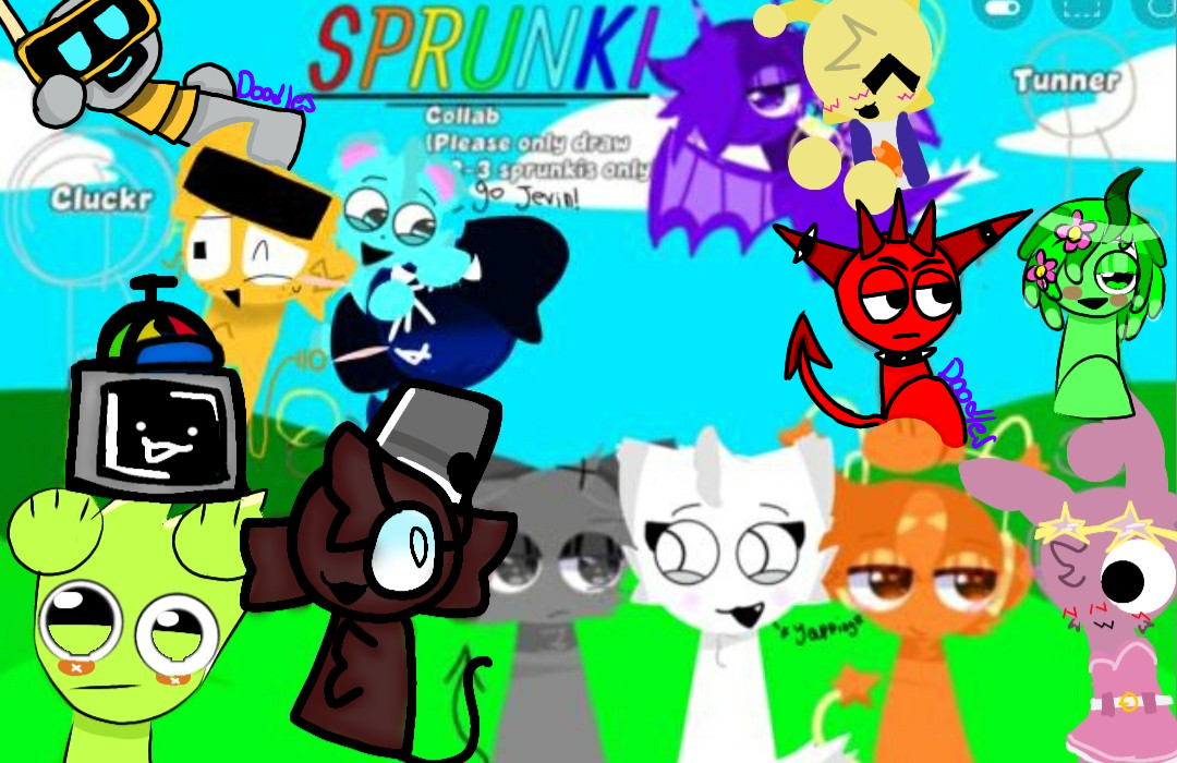 Sprunki collab - ibisPaint