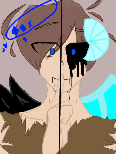 micheal afton going crazy demon or angel - ibisPaint