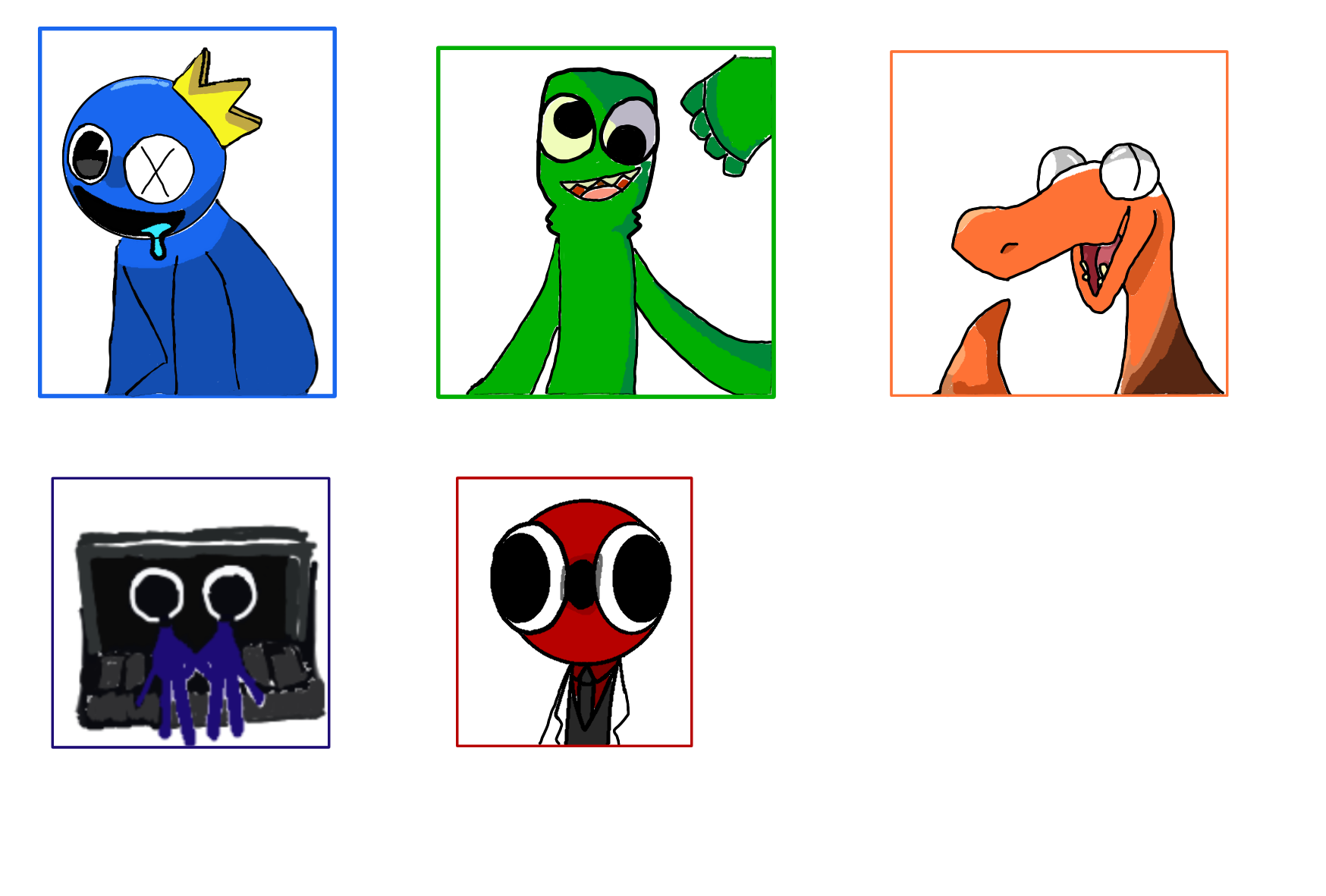 Rainbow friends - ibisPaint