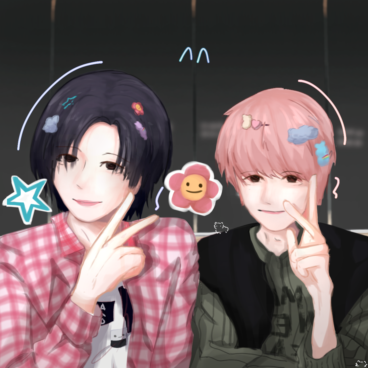 cuties sungho and riwoo - ibisPaint
