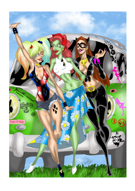 392 Gotham city sirens - ibisPaint