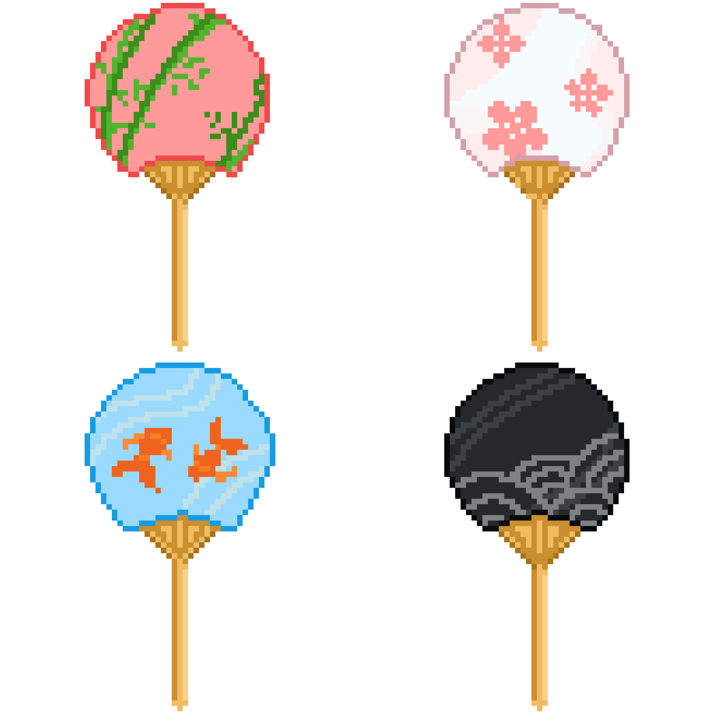 paper fan (pixel) - ibisPaint