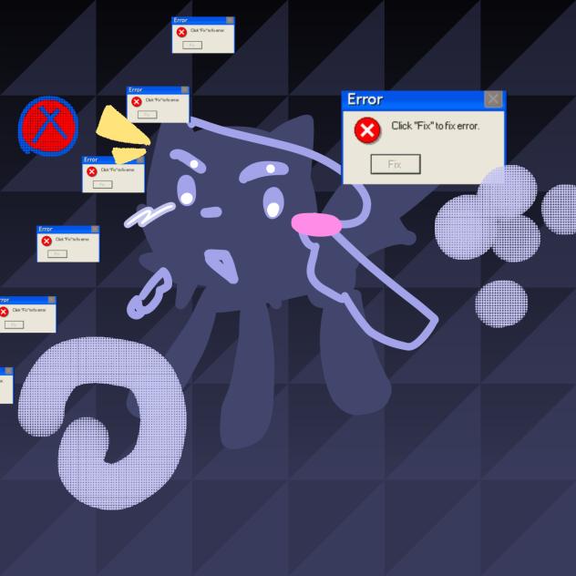 Freaky purple virus fix - ibisPaint