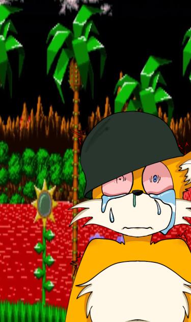 a thousand yard stare tails - ibisPaint