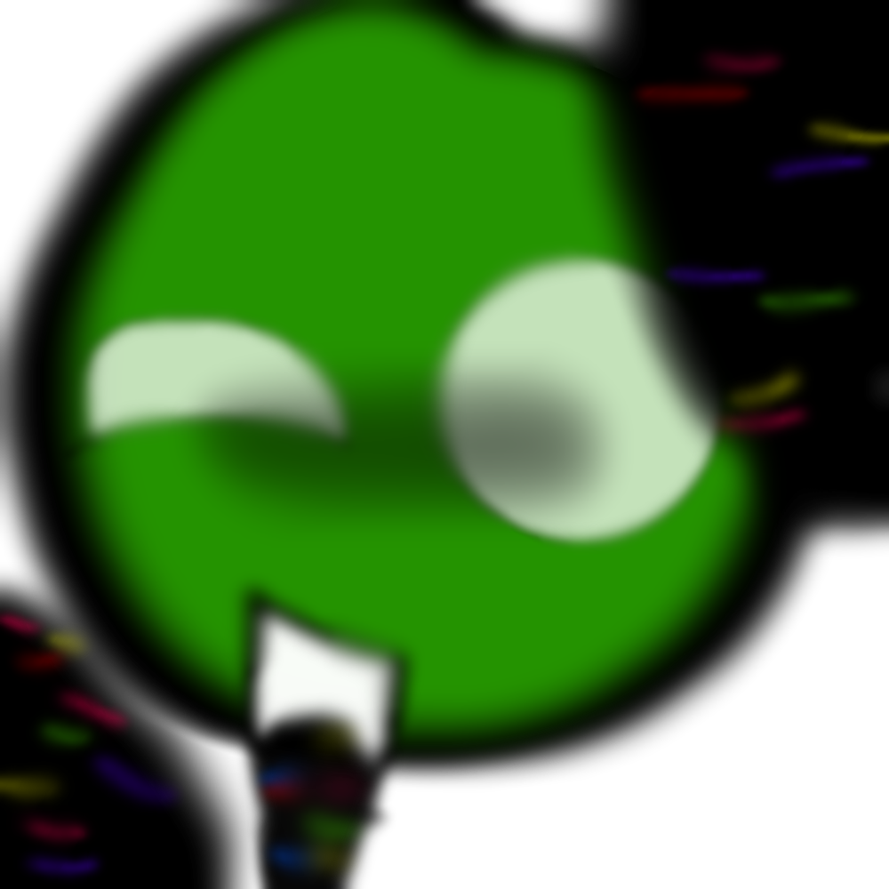 infected greenball....... - ibisPaint