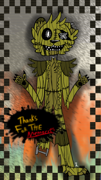 Phantom Freddy; Concept Art - ibisPaint