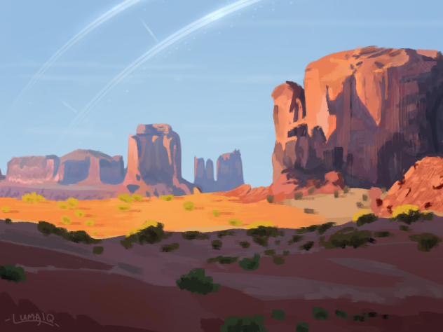 In The Desert - ibisPaint