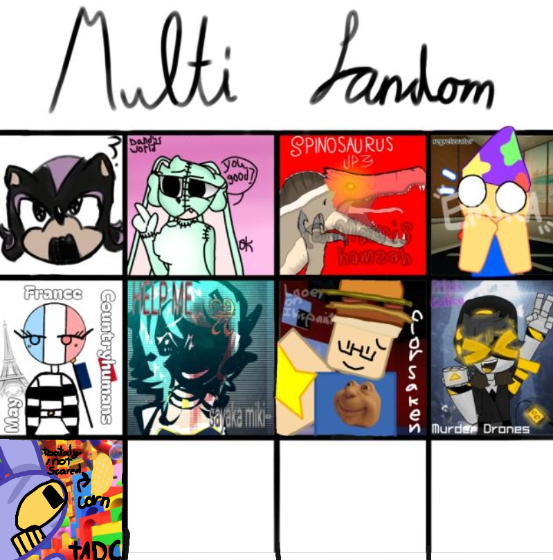 multi fandom - ibisPaint