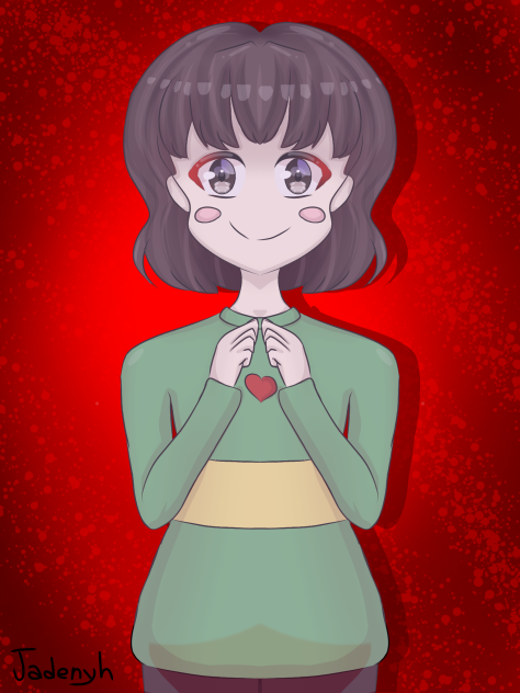 Chara (Undertale) - Art trade - ibisPaint