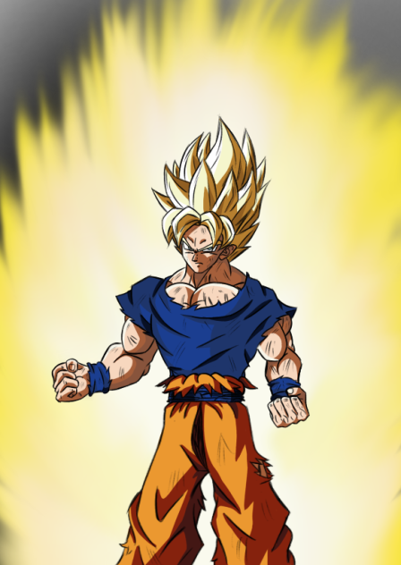 The Legendary Super Saiyan Goku - ibisPaint