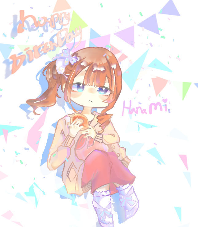happy birthday honami! 🎂 - ibisPaint