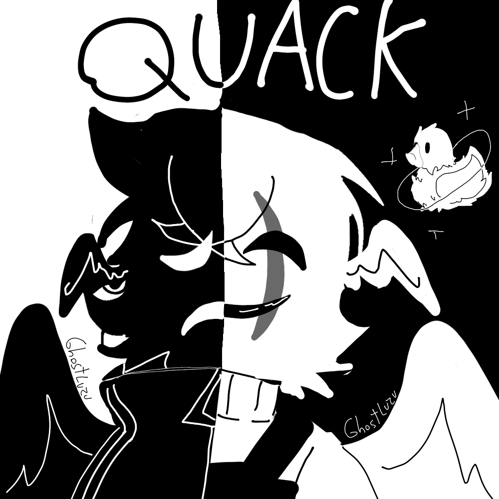 Q!quackity and Q!elquackity - ibisPaint