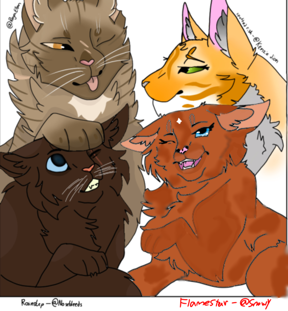 Warrior cats collab! - ibisPaint