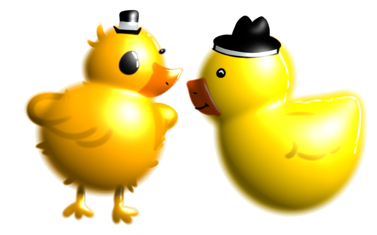 lala and duckie - ibisPaint