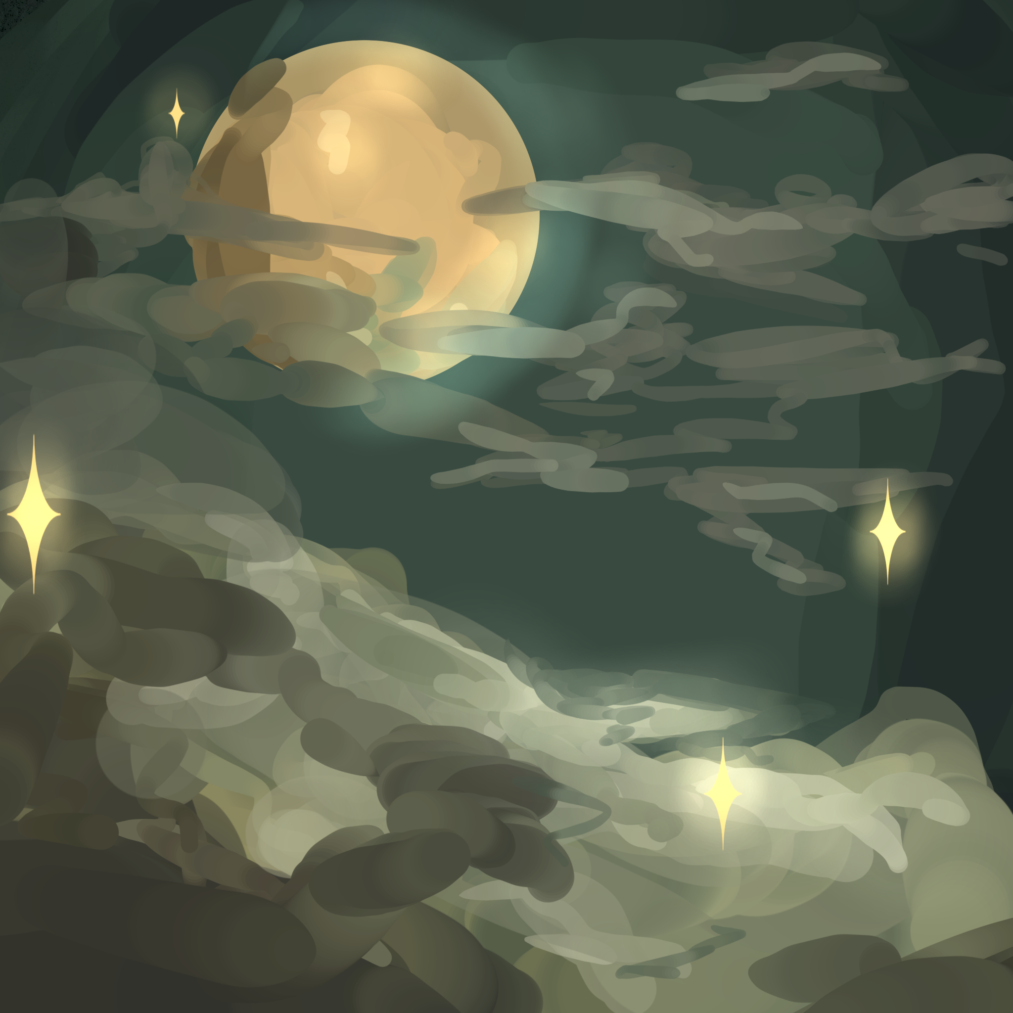 moonlight - ibisPaint