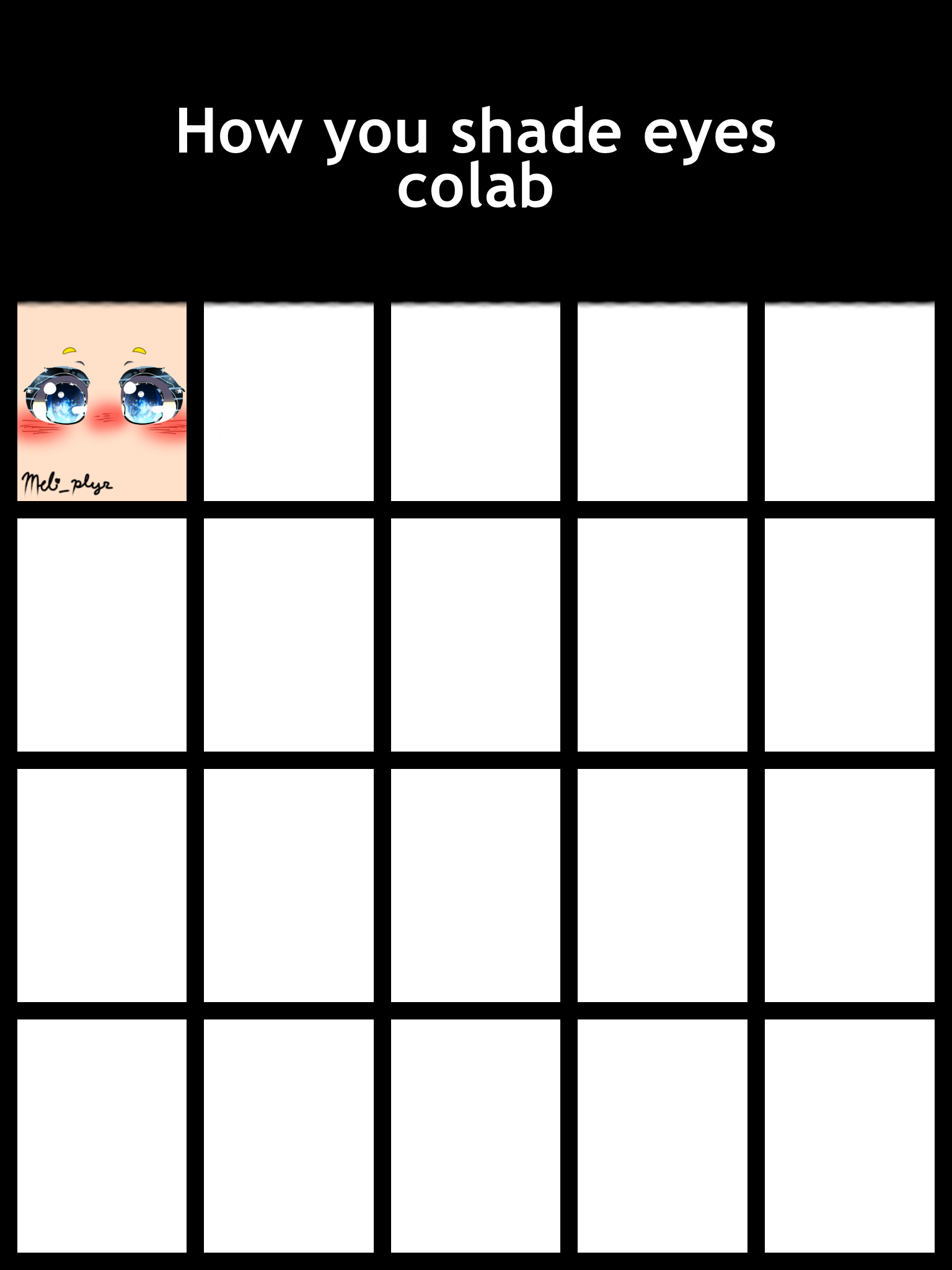 How you shade eyes colab - ibisPaint