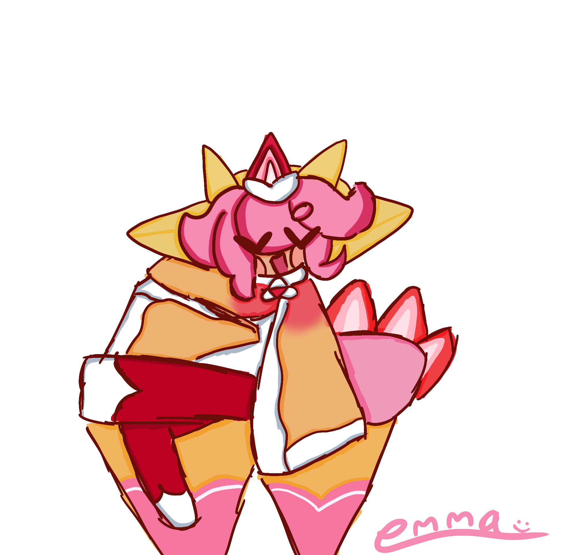 strawberry crepe doodle - ibisPaint