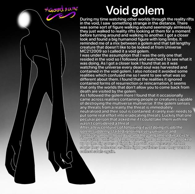Void golem - ibisPaint