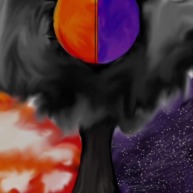 Sun and moon - ibisPaint