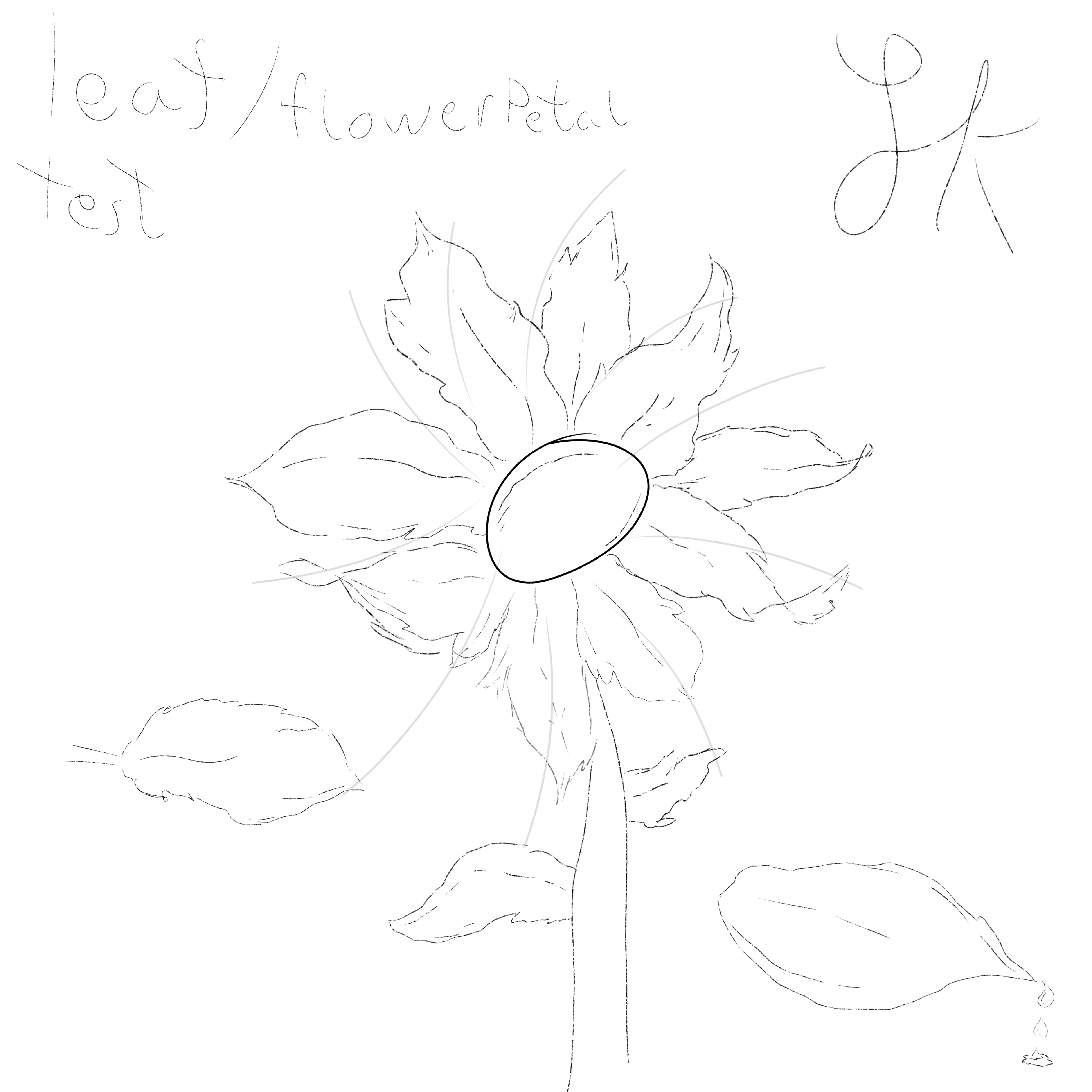 leaf or maybe petals test or both - ibisPaint
