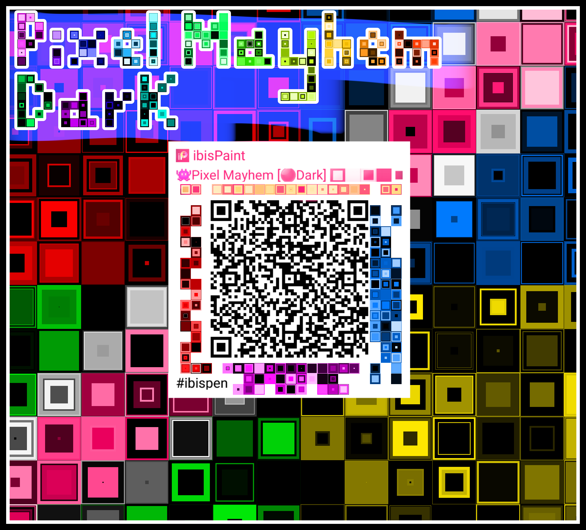 👾Pixel Mayhem [⚫️Dark] - ibisPaint