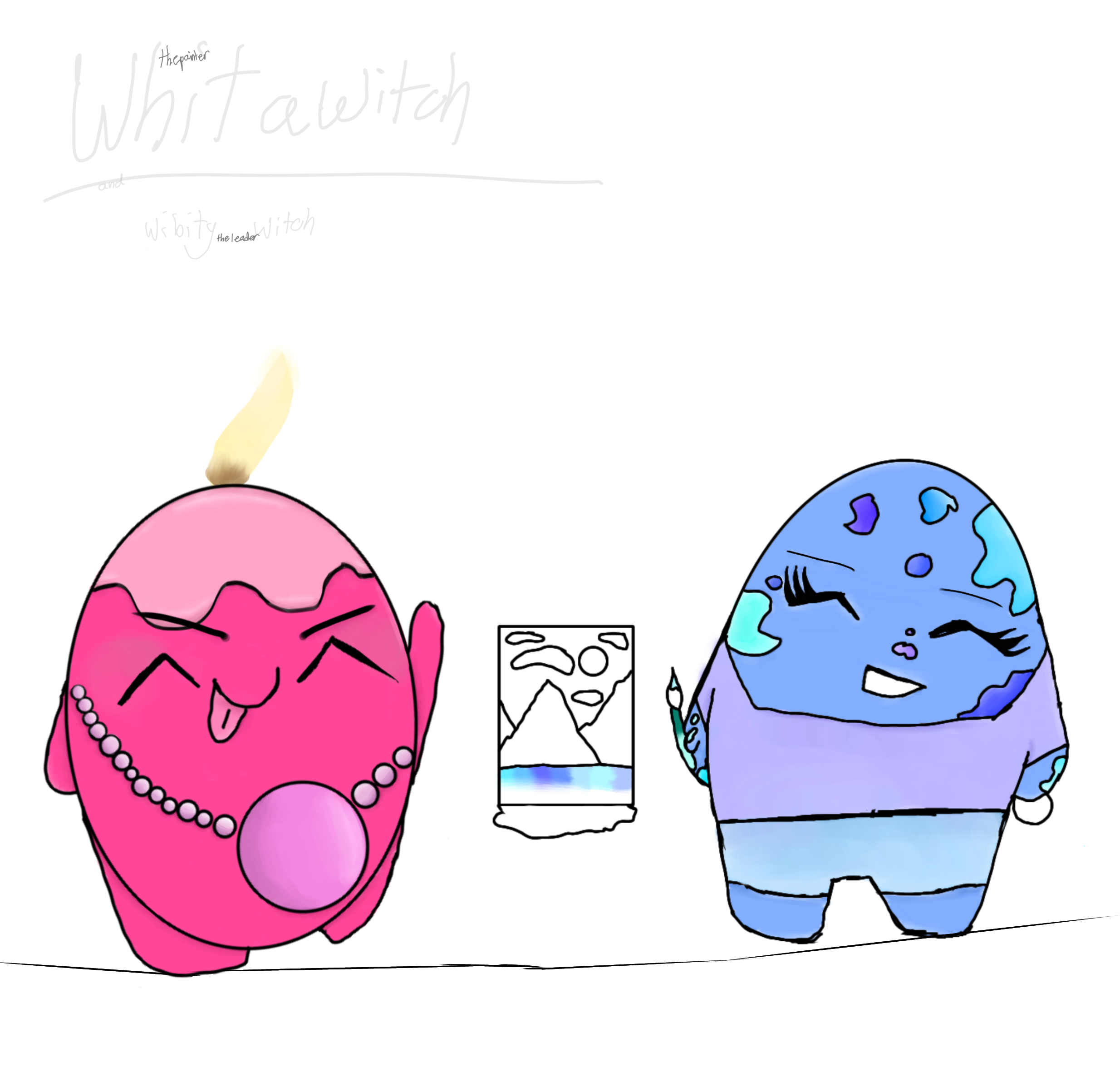 First 2 blobs - ibisPaint