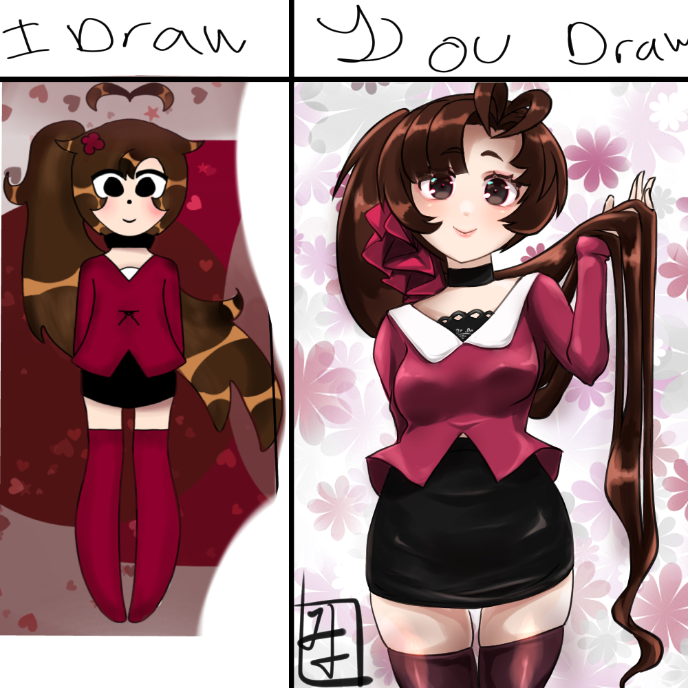 I draw you draw with Vivian - ibisPaint