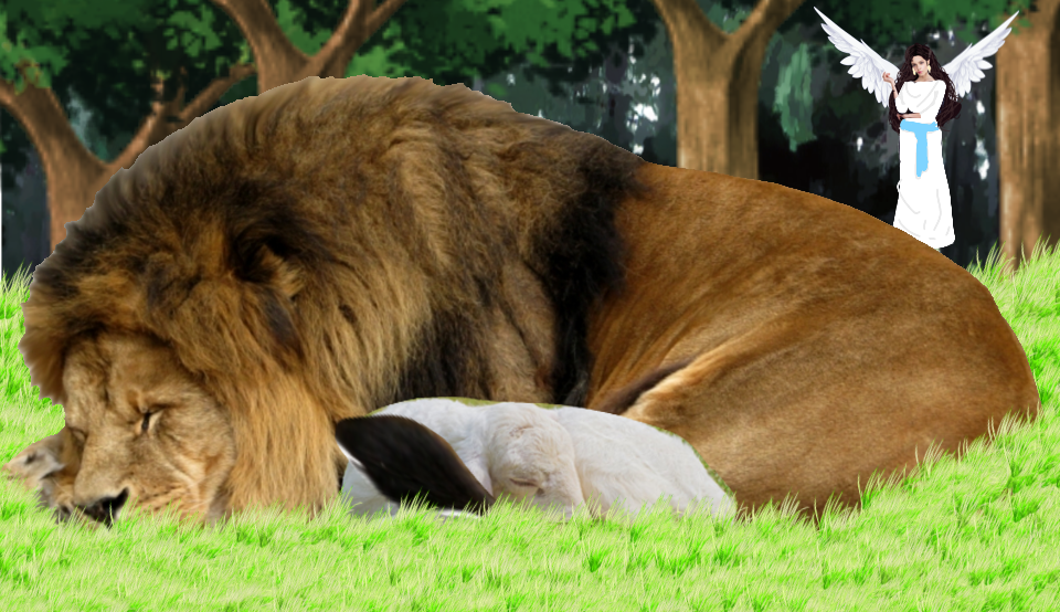 lion and the lamb - ibisPaint