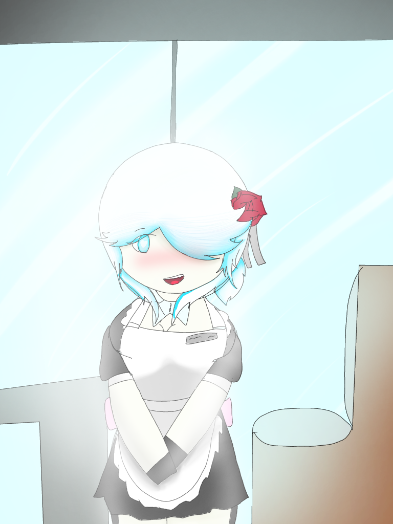 Sacha on maid uniform - ibisPaint