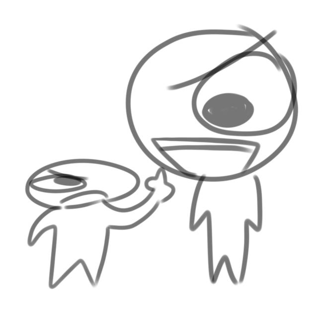 two people having beef - ibisPaint