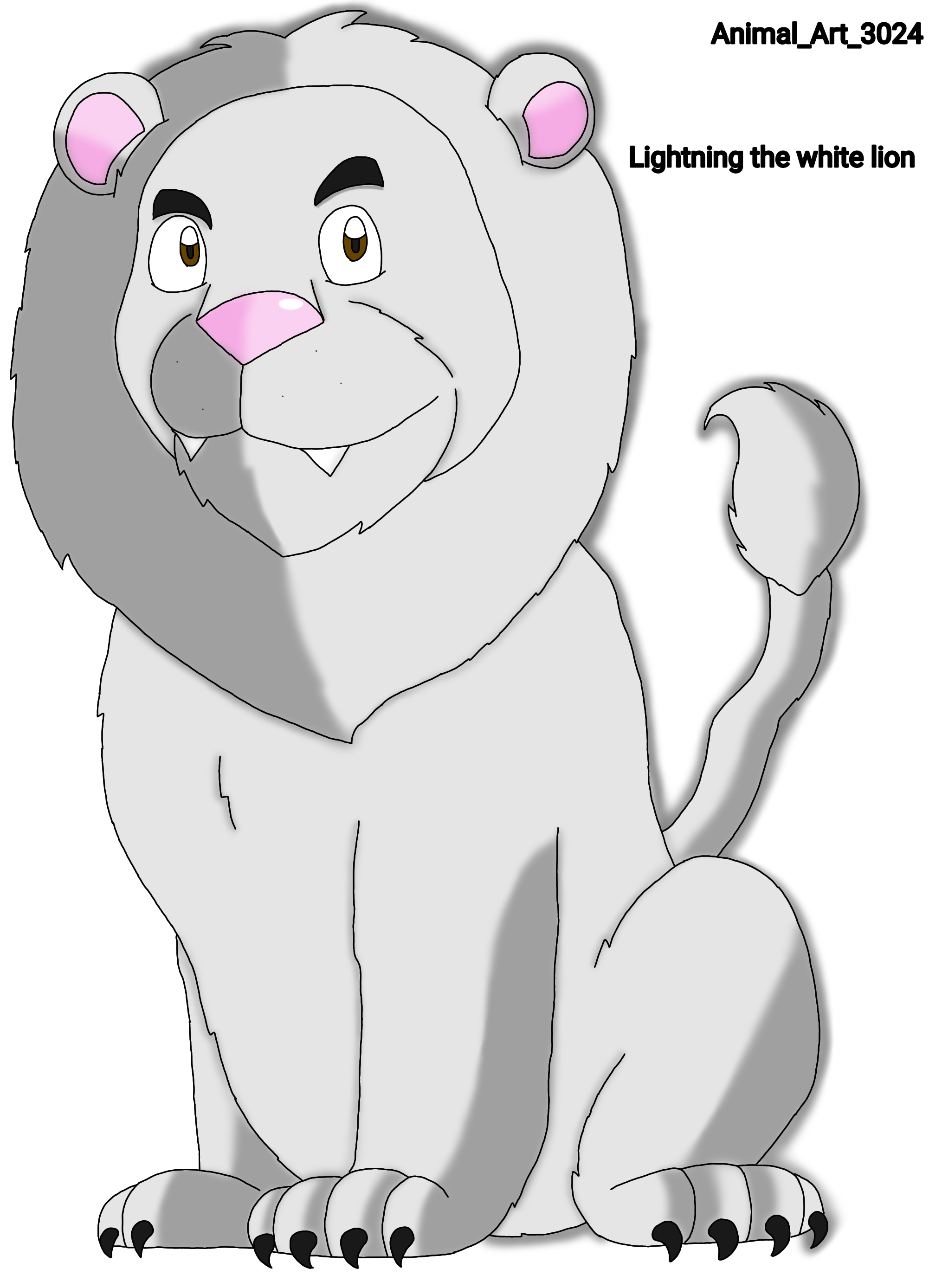 Lightning the lion - ibisPaint