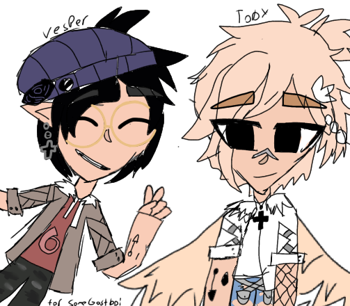 Vesper and Toby - ibisPaint