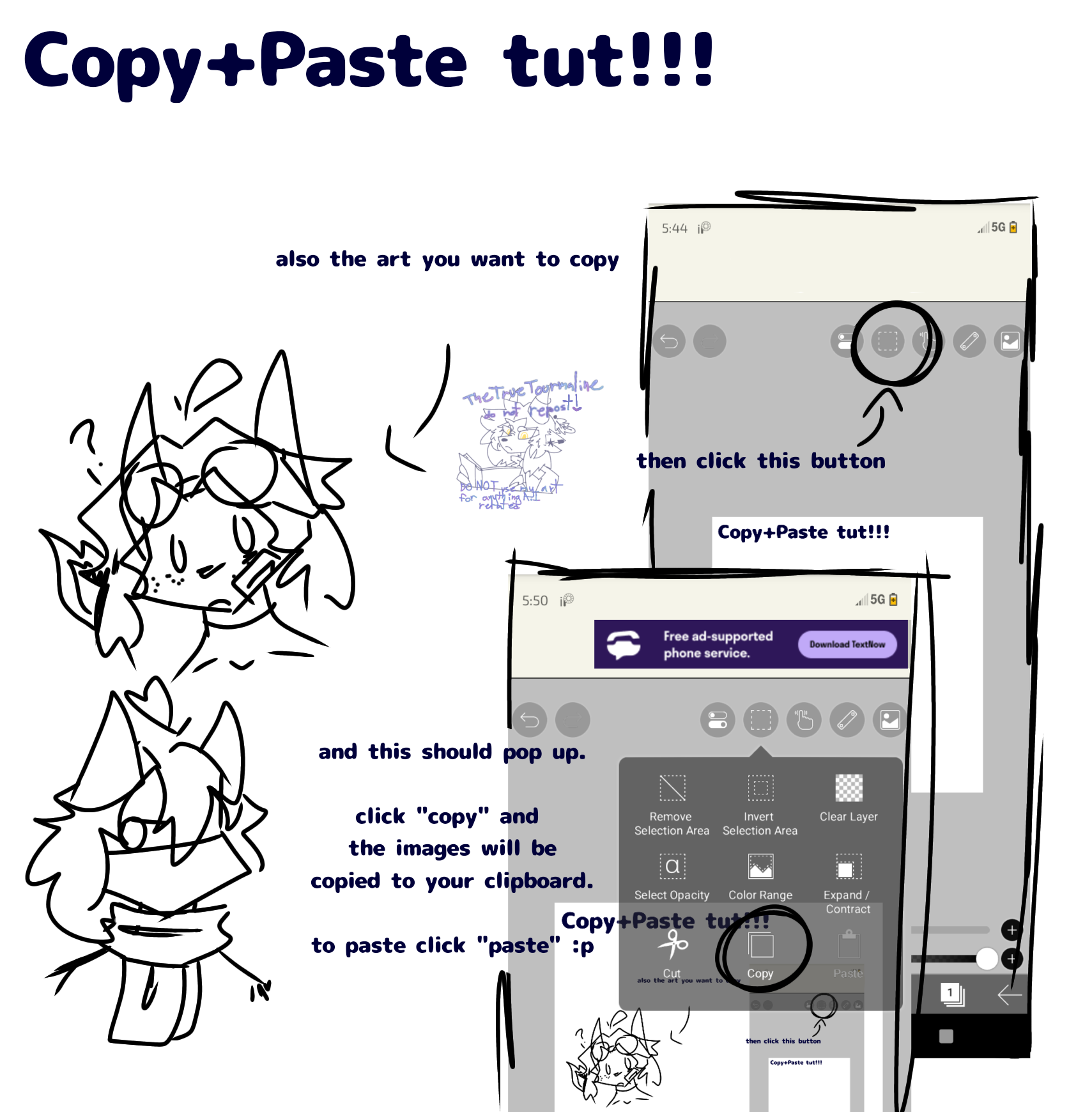 copy and paste tut!!!! - ibisPaint