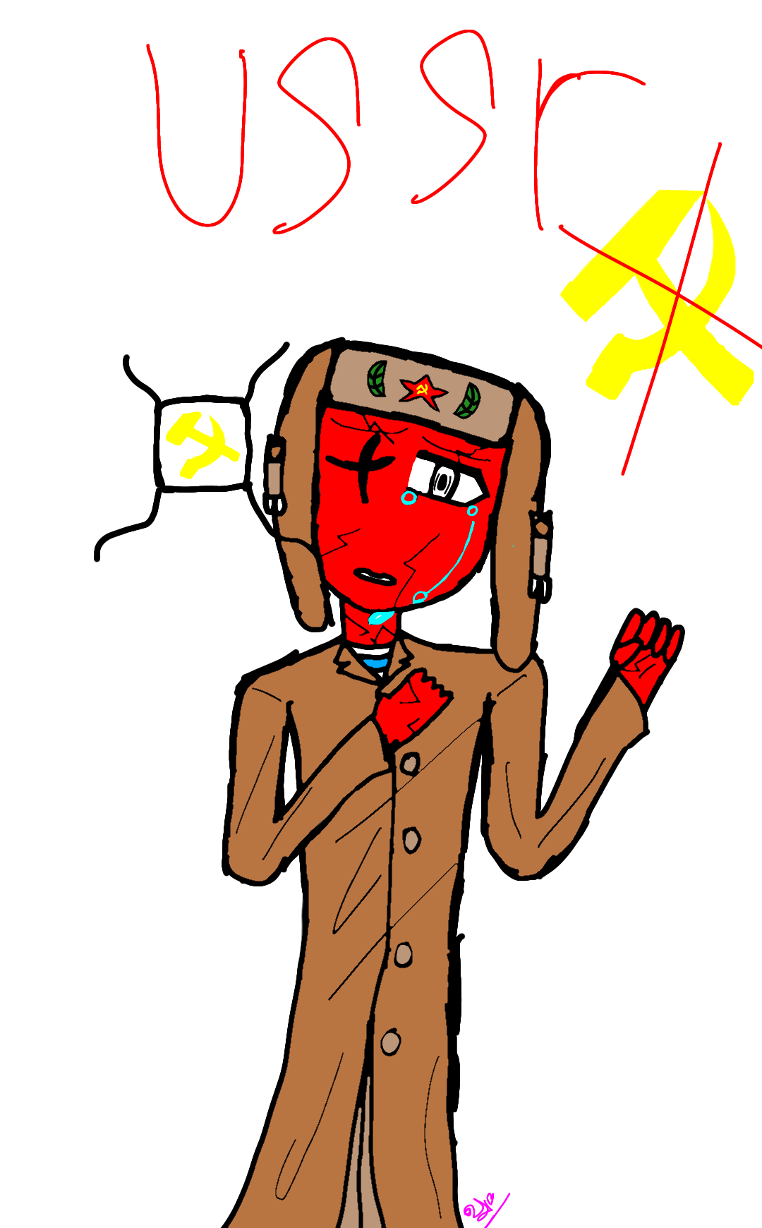 USSR(COUNTRY HUMAN)- _ -(ภ.2) - ibisPaint